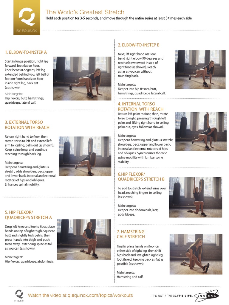 The World's Greatest Stretch: A 7-Movement Full Body Stretching Routine ...