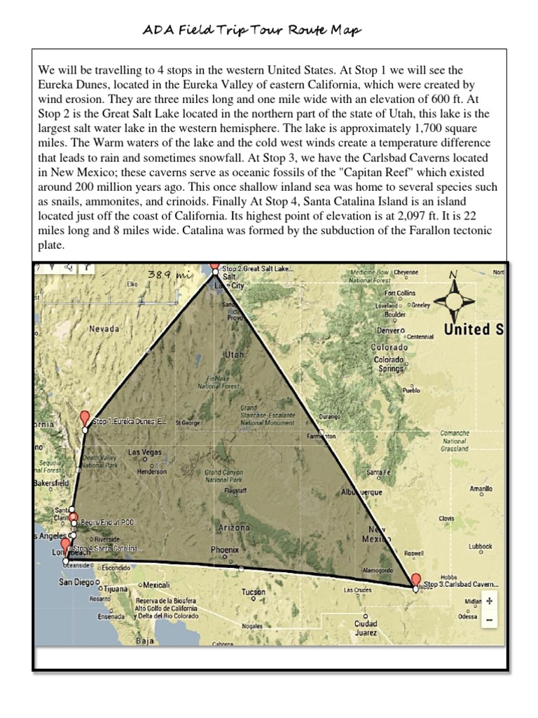 Ada Fieltrip Map | PDF