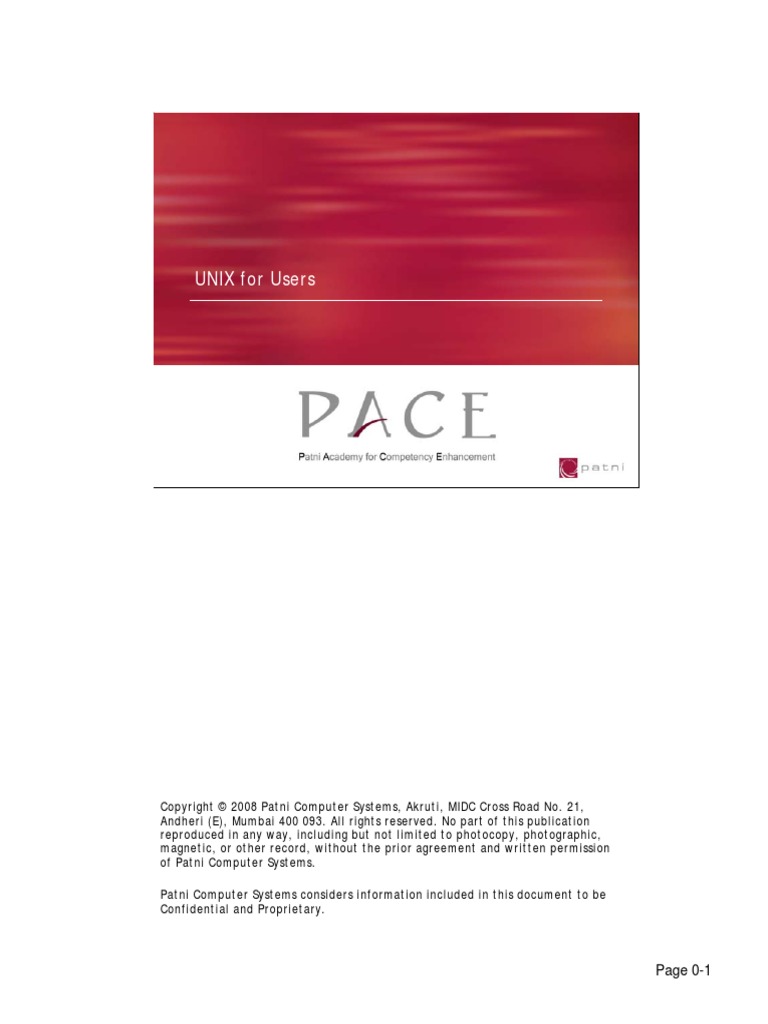 UNIX For Users Handout | PDF | Operating System | Command Line Interface