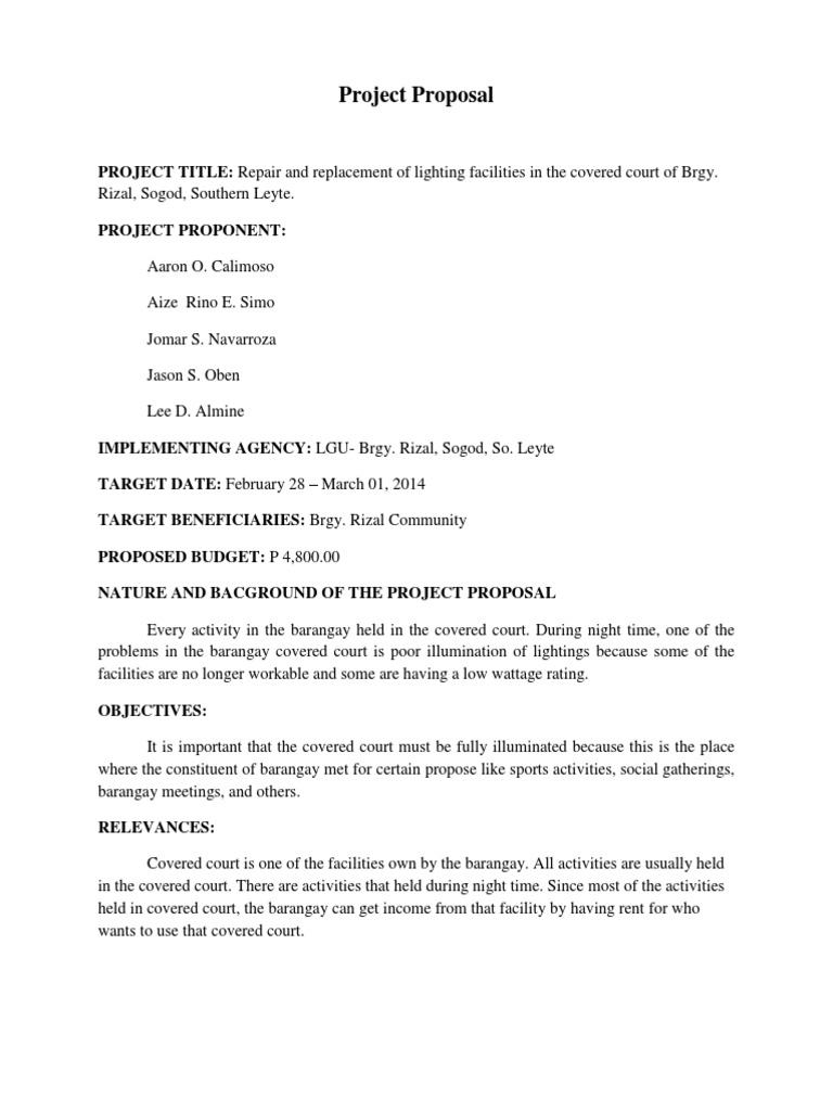 Project Proposal | Government | Politics