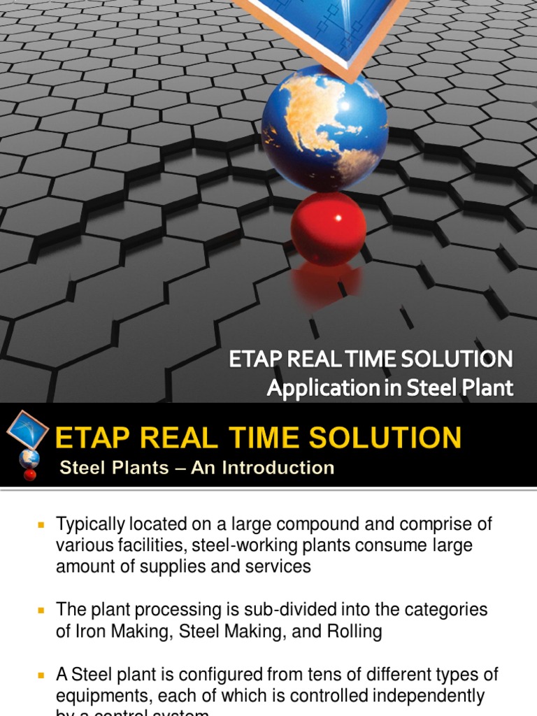 ETAP Real Time - Steel Plant | PDF | Simulation | Electrical Engineering