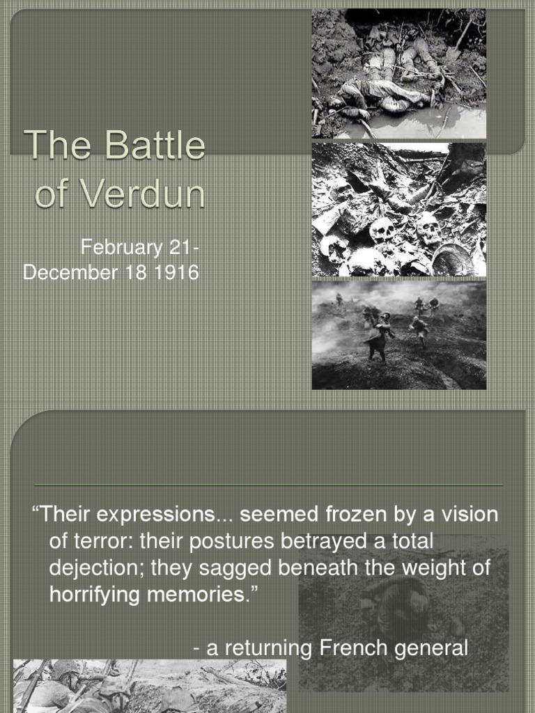 Battle of Verdun | PDF | Battle Of Verdun | Battle Of The Somme