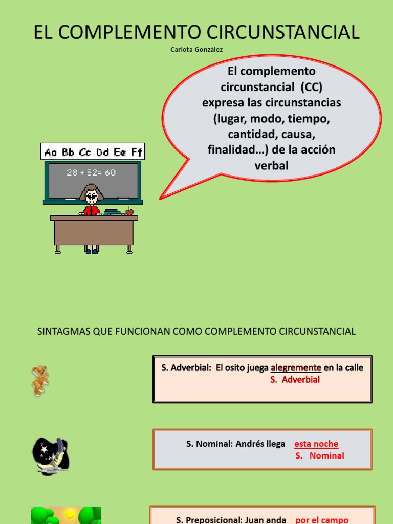 El Complemento Circunstancial | PDF