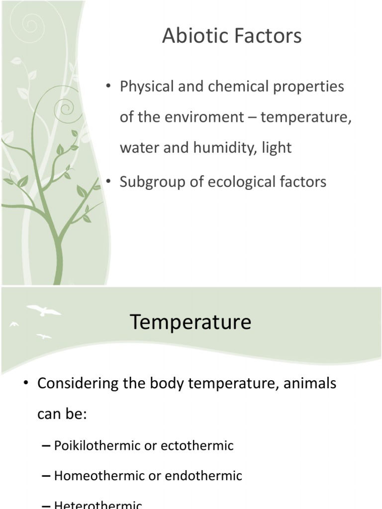 Abiotic Factors in Biology | Thermoregulation | Earth & Life Sciences