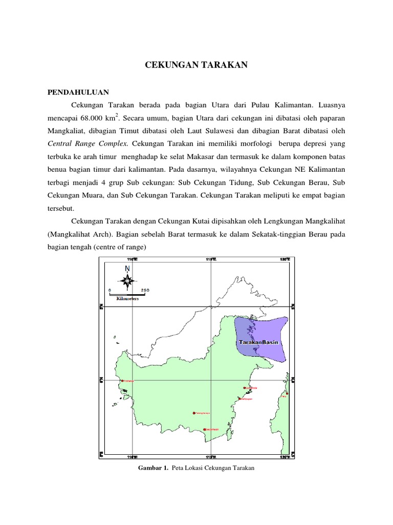 Cekungan Tarakan | PDF | Sains & Matematika