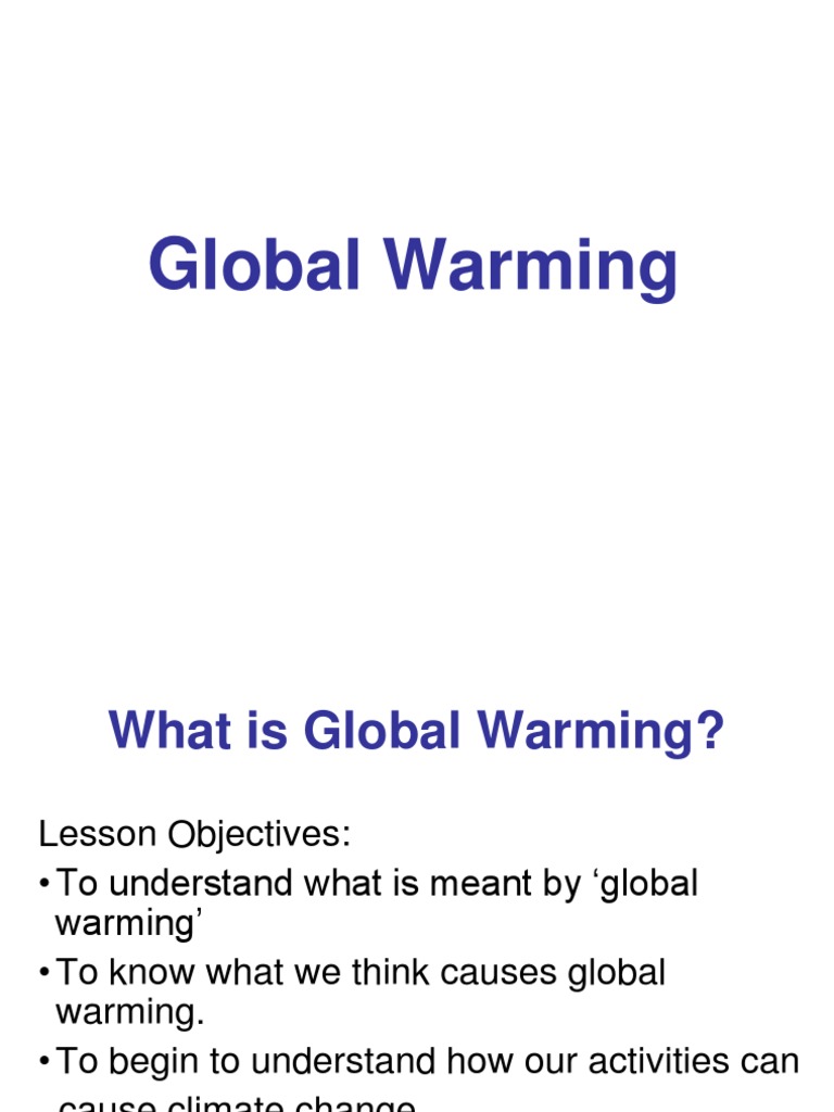 Global Warming | PDF | Global Warming | Greenhouse Effect