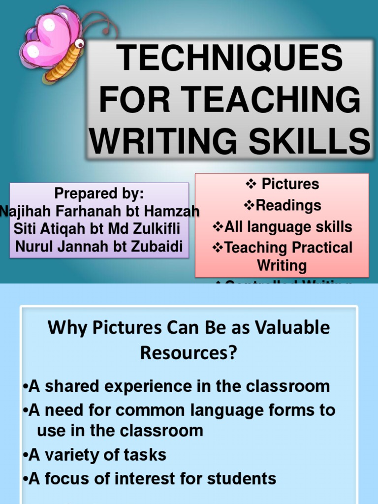Techniques For Teaching Writing Skills | PDF | Human Communication ...