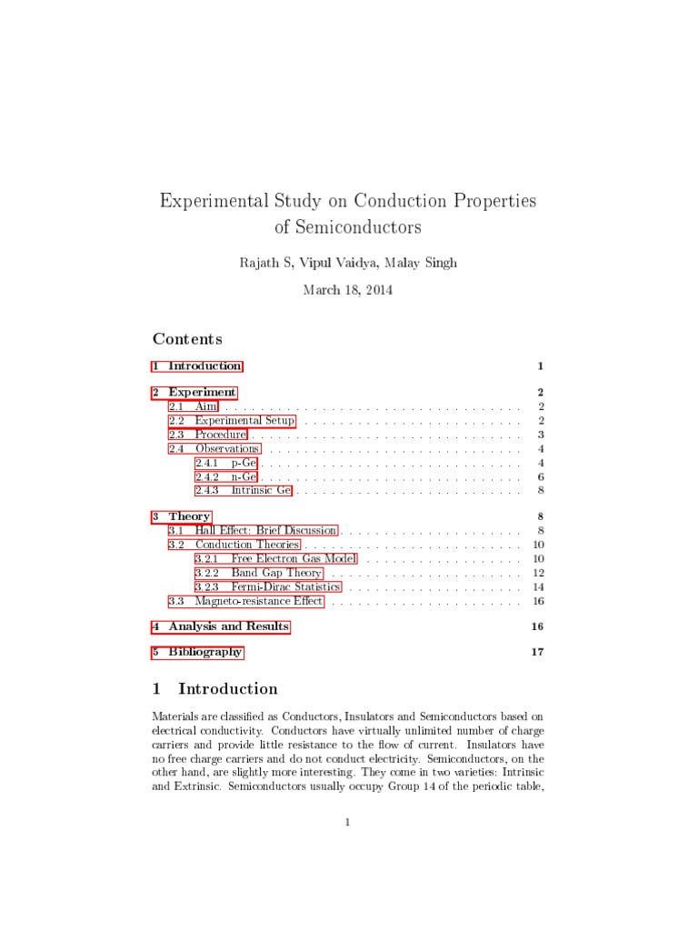 Hall Effect - LAB Manual PhyWE Experiment | PDF | Electrical ...
