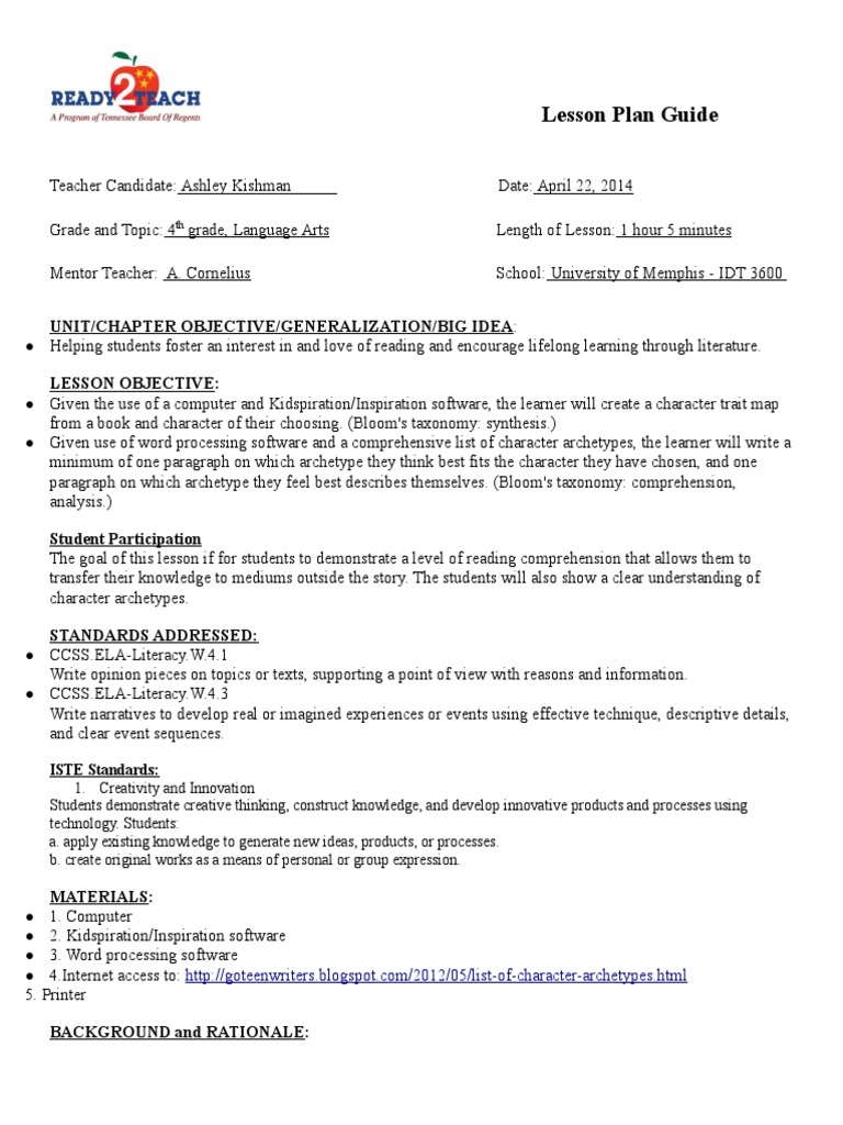 Edtpa Lesson Plan | PDF | Lesson Plan | Cognition