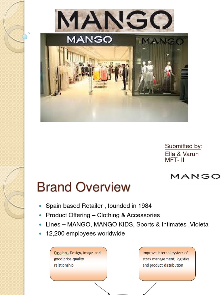 Mango Retailer Brand Overview Supply Chain Evolution | PDF | Supply ...