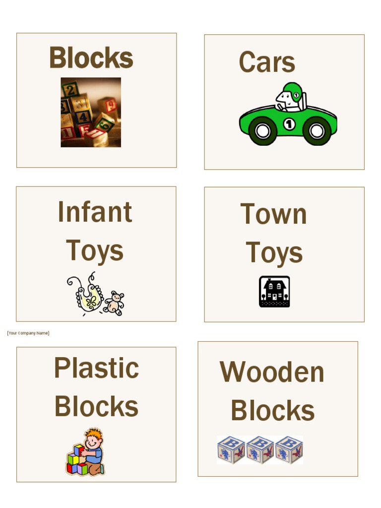 Classroom Labels For Bins | PDF