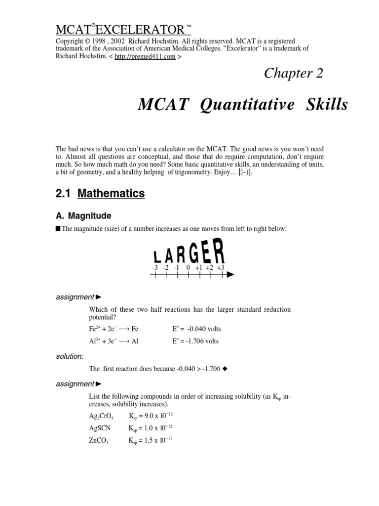 MCAT Math PortionMCAT | PDF | Trigonometric Functions | Sine
