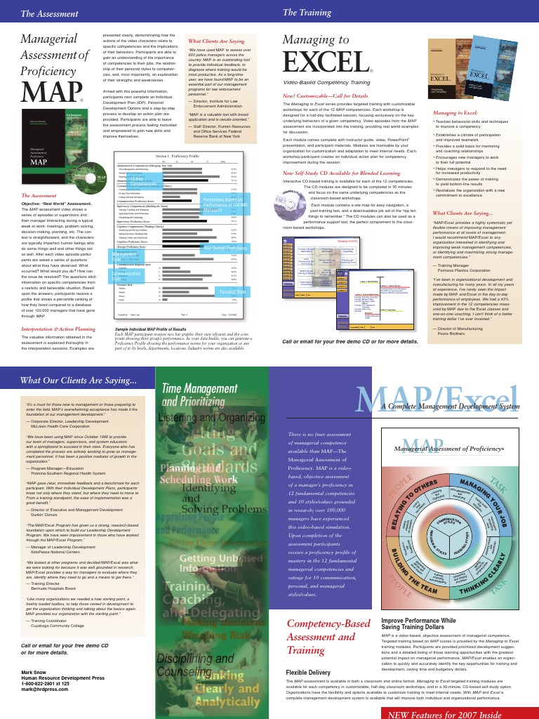 Managerial Assessment of Proficiency | PDF | Competence (Human ...