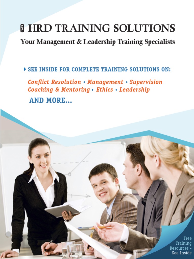 HRD Press - Training Solutions - II | PDF | Decision Making | Leadership