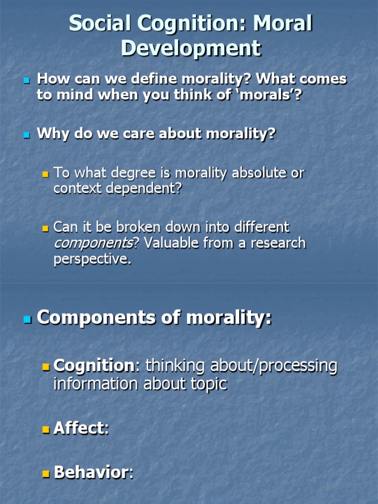 Moral DevelopmentBBjkhj | PDF | Morality | Prefrontal Cortex