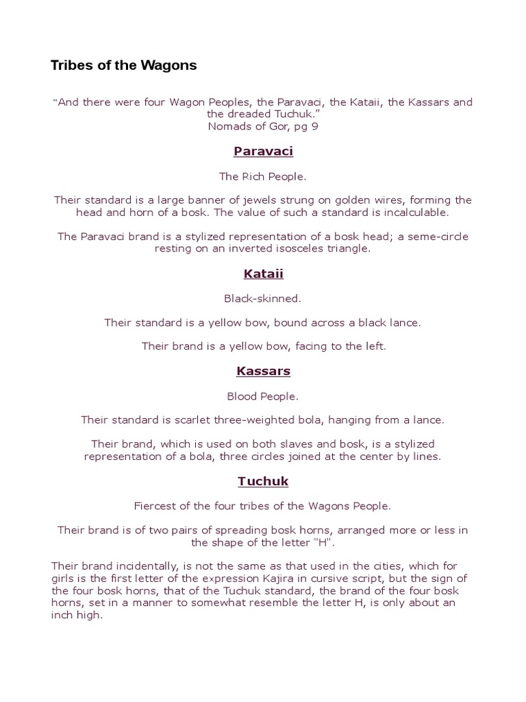 Tuchuk Tribe Overview | PDF