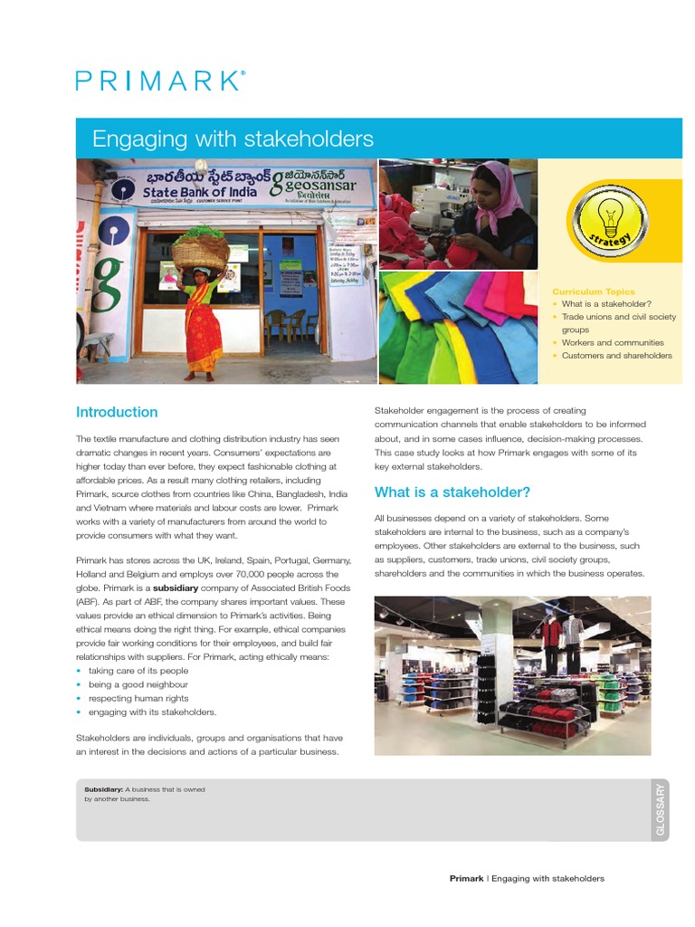 Primark Edition 16 Full | PDF | Stakeholder (Corporate) | Retail