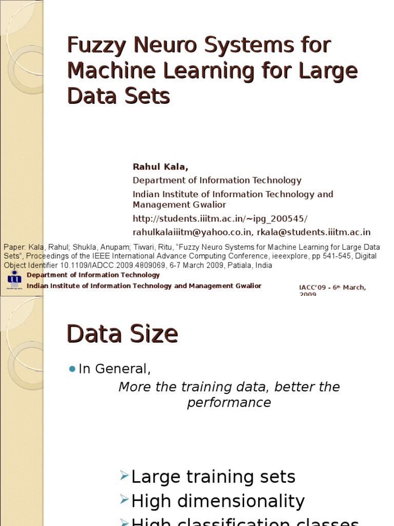 Fuzzy Neural Networks | PDF | Artificial Neural Network | Machine Learning