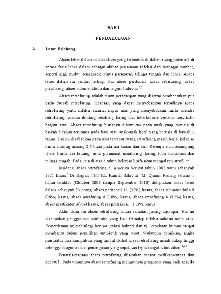 Abses Retrofaring | PDF