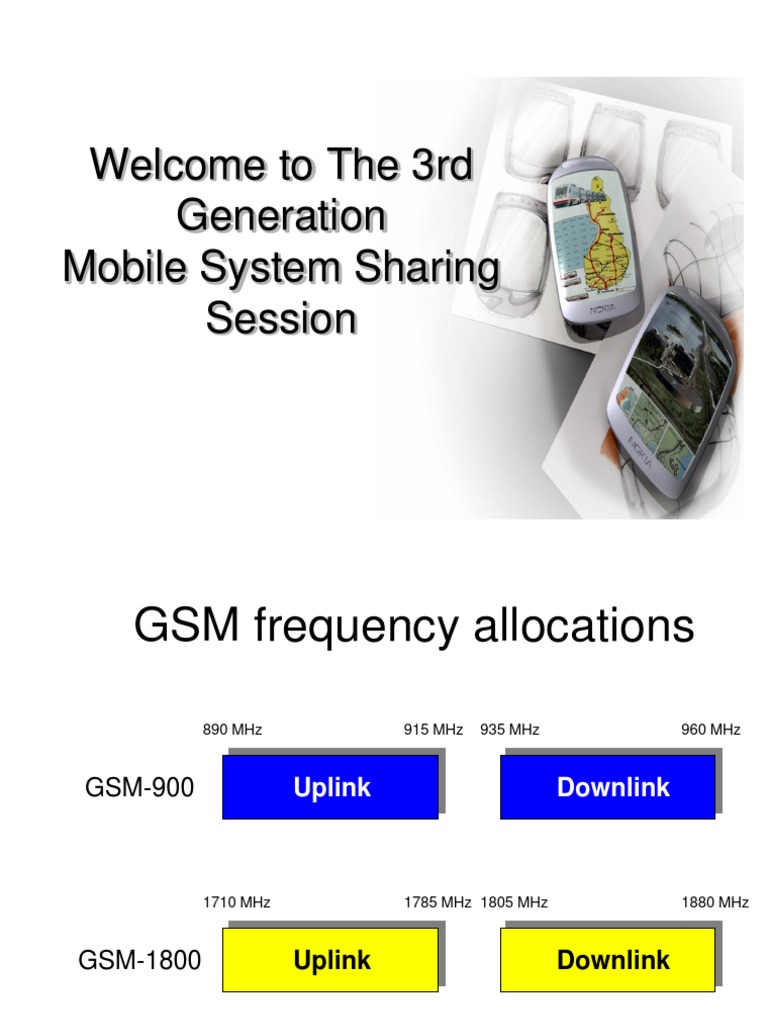 Welcome To The 3rd Generation Mobile System Sharing Session | PDF | 3 G ...