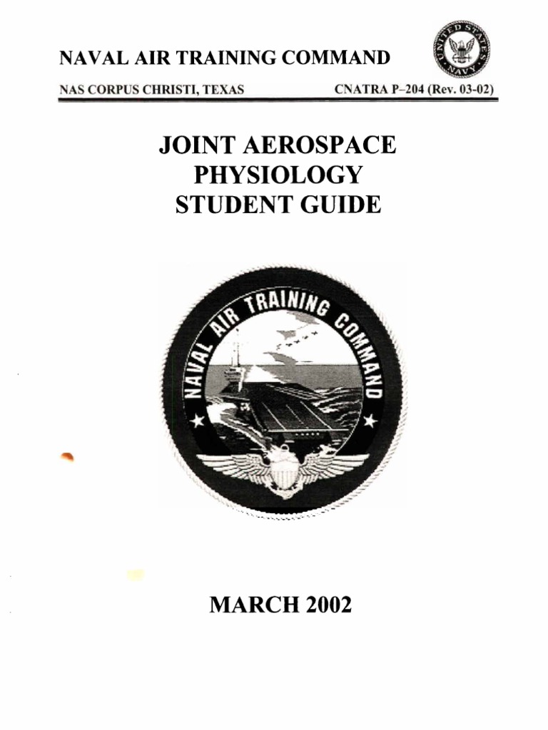 CNATRA P-204 - Joint Aerospace Physiology Student | PDF