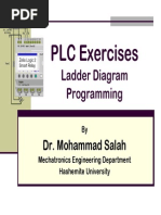 PLC Exercises | PDF | Programmable Logic Controller | Piston