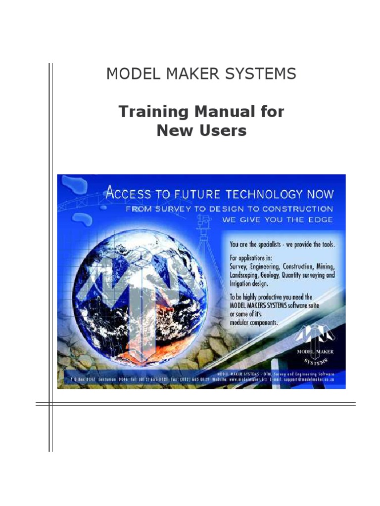 Model Maker BeginnersManual | PDF | File Format | Computer File