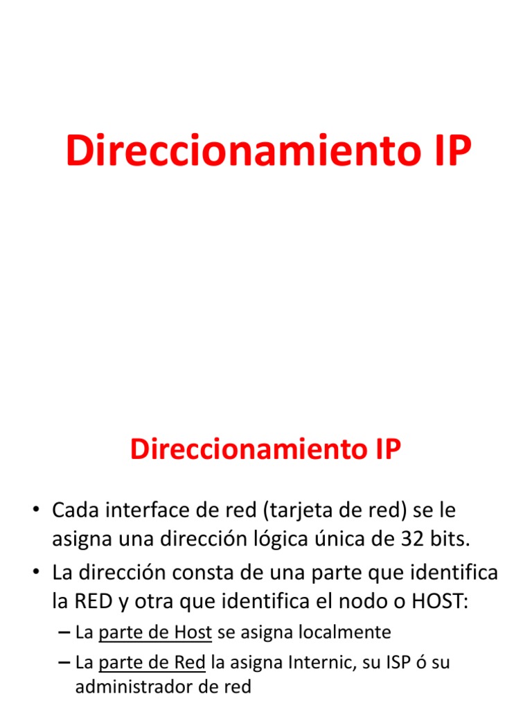 Direccionamiento IP: Conceptos clave sobre asignación de direcciones, clases, máscaras de subred ...