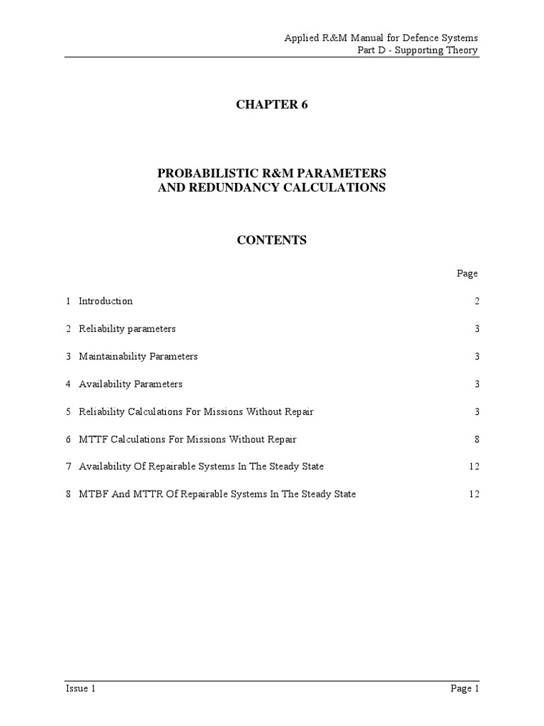 Complete | PDF | Reliability Engineering | Teaching Mathematics