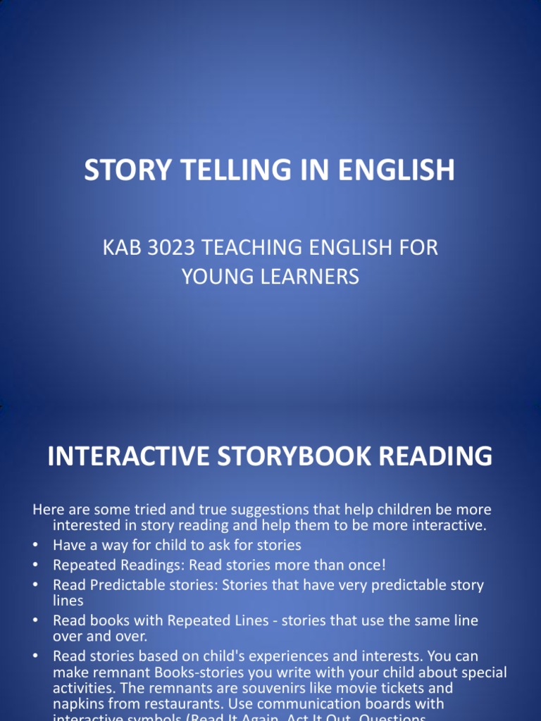 Story Telling in English | Fairy Tales | Storytelling | Free 30-day ...