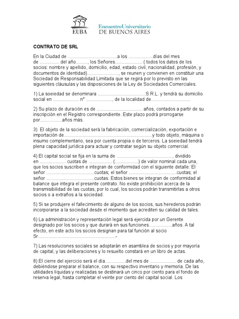 Cont SRL | Descargar gratis PDF | Compañía de responsabilidad limitada ...