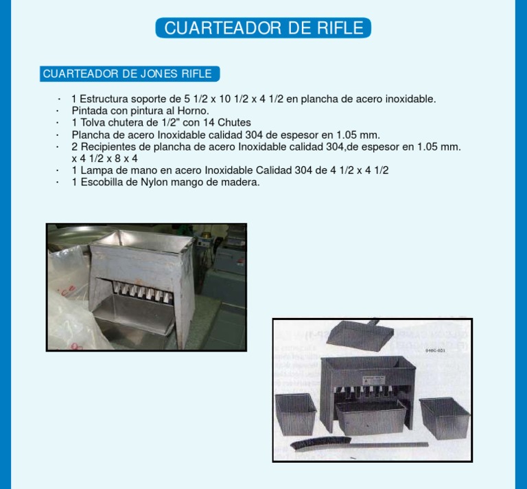 Cuarteador de Rifle Jones 304 | PDF