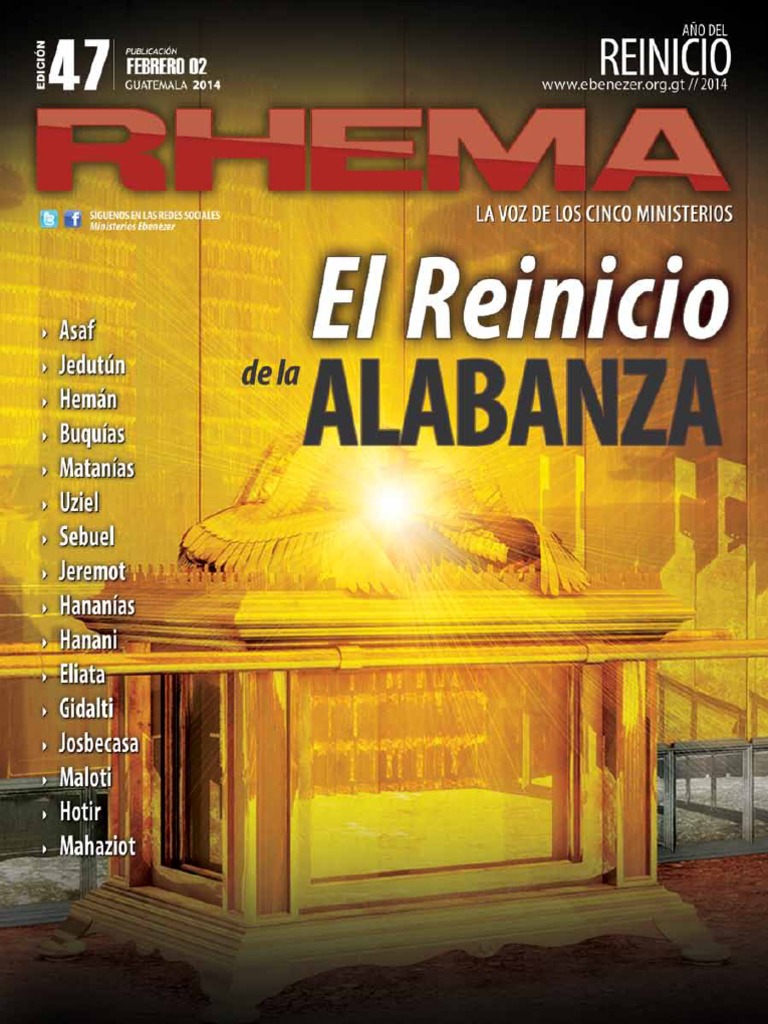 Revista Rhema Febrero 2014 | Salmos | Cristo (título)