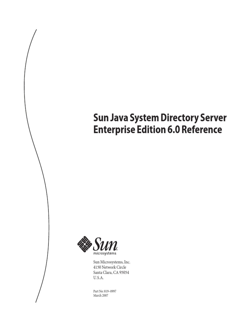Sun Java System Directory Server Enterprise Edition 6 0 Reference Pdf Proxy Server Load