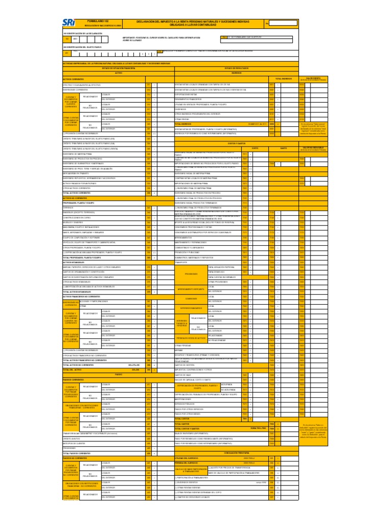 Formulario 102 | PDF