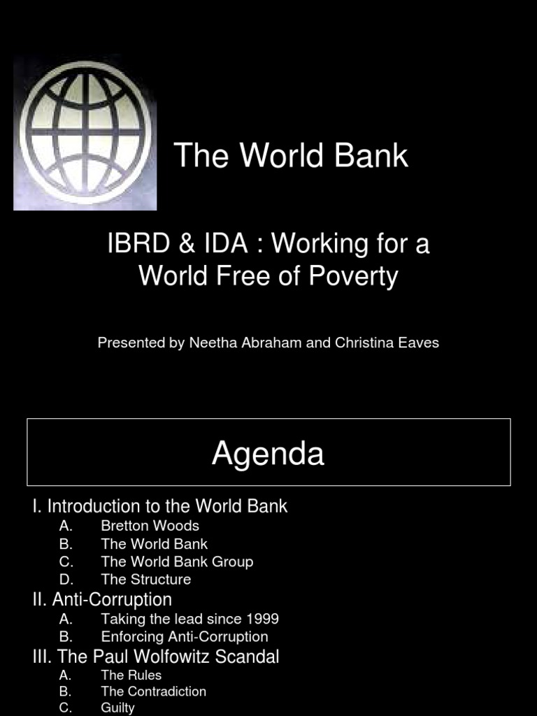 The World Bank: IBRD & IDA: Working For A World Free of Poverty | PDF ...