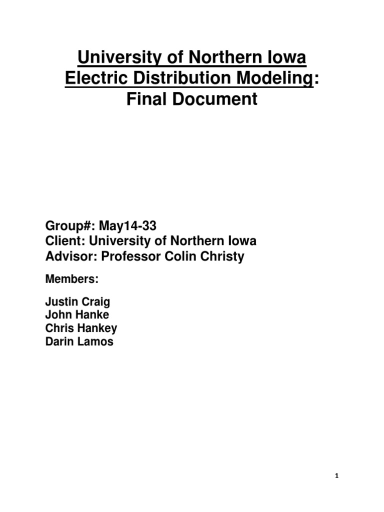 Final Document Senior Design | PDF | Simulation | Software