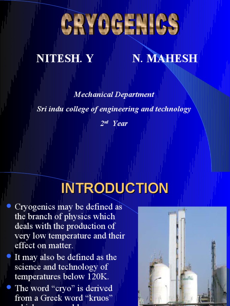 Cryogenics and Heat Treatment | PDF | Cryogenics | Superconductivity