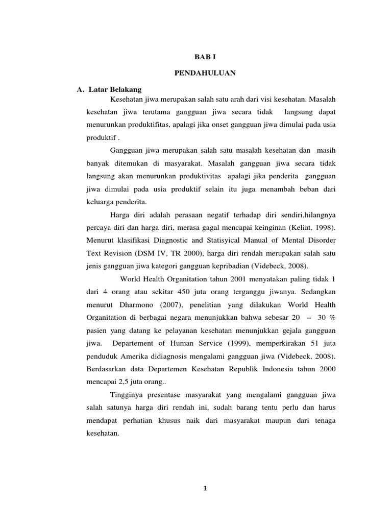 Harga Diri Rendah | PDF