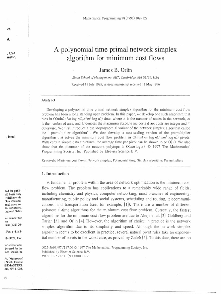 55-Polynomial Time Primal | PDF | Time Complexity | Basis (Linear Algebra)