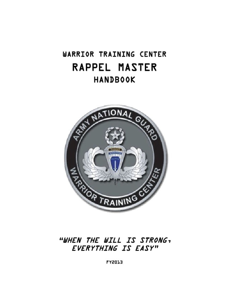 Handbook Rappel Master | Knot | Rope