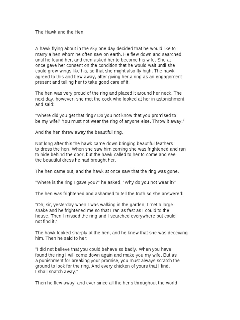 The Hawk and The Hen | PDF | Violence