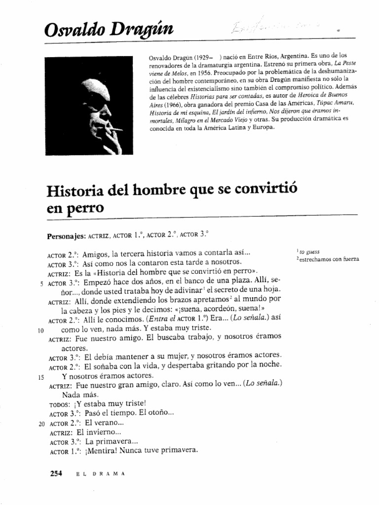 El Hombre Que Se Convirtio en Perro | PDF El Hombre Que Se Convirtio en Perro | PDF
