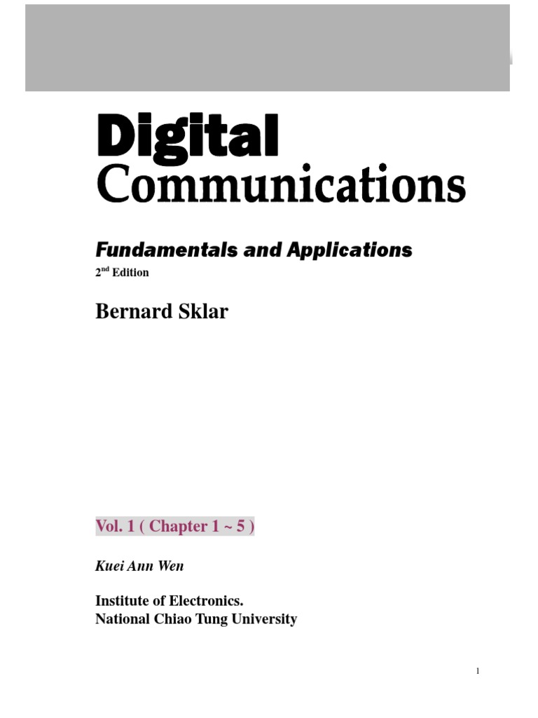 CHAPTER1 Signals and Spectra | PDF | Modulation | Spectral Density