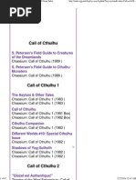 Call of Cthulhu 7th Ed Character Sheet | PDF