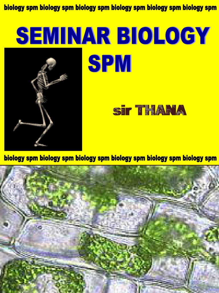 seminar biology spm