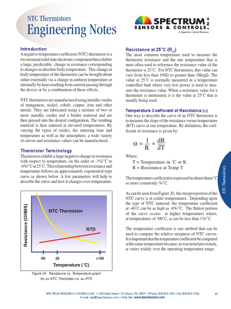 Api Ntc Engineering Notes Pdf Electrical Resistance And Conductance