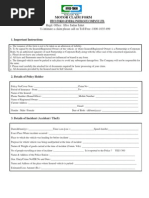 Mapfre Middlesea Motor Claim Form | PDF | Insurance