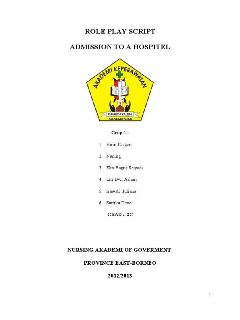 Role Play Script English | PDF | Health Care | Health Sciences