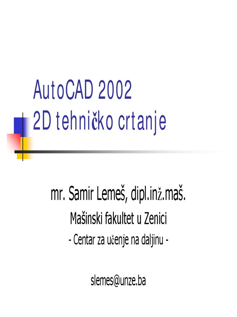 AutoCAD 2002 2D | PDF